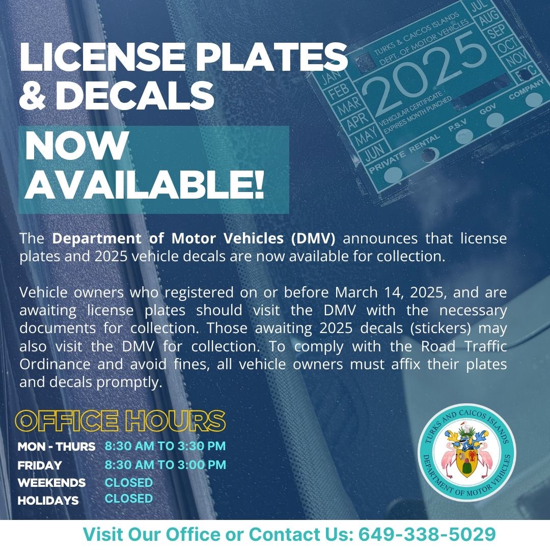 Department of Motor Vehicles - Turks and Caicos Islands